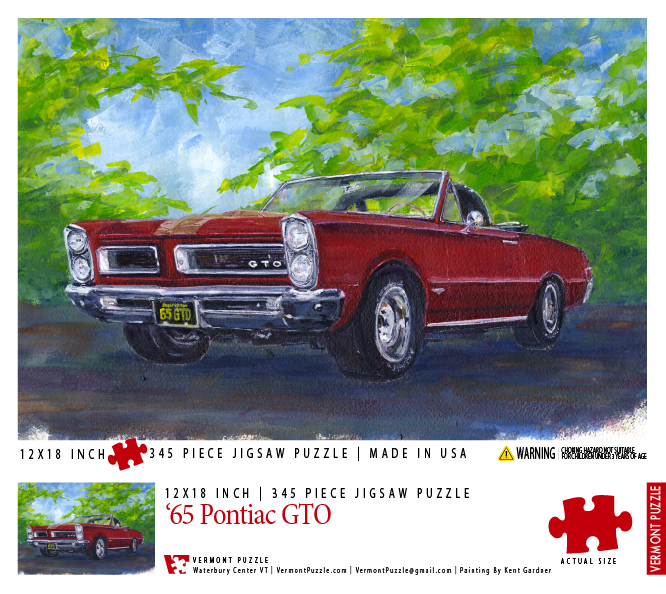 1967 Pontiac GTO Puzzle | Vermont Puzzle